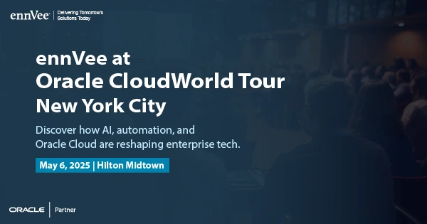 ennVee at Oracle CloudWorld Tour 2025 | New York City Event Highlights